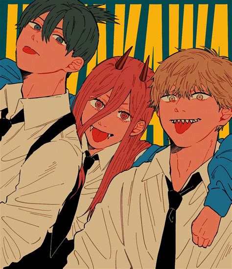 Power Denji And Hayakawa Aki Chainsaw Man Drawn By Llq9ull Danbooru