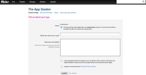 Creating Your First Application With Flickr Api W3resource
