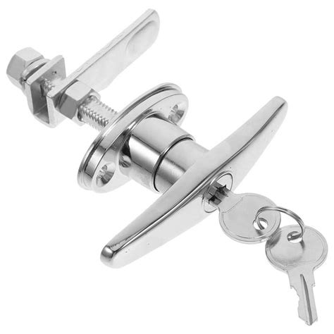 T Handle Lock For Garage Doors With Keys Lock Set For Barn Gates And Sheds Weatherproof Door