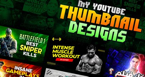 Youtube Thumbnail Assets Behance