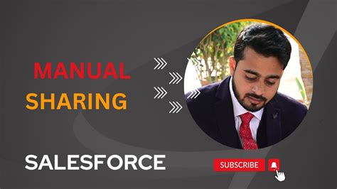 Ch 04 Manual Sharing Record Level Security Salesforce Youtube