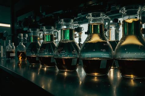 Premium Ai Image Chemical Synthesis Lab