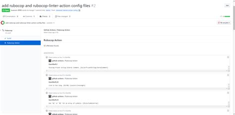 Run Rubocop with GitHub Actions