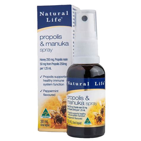 Natural Life Propolis Manuka Honey Spray Ml Fitness World Wide