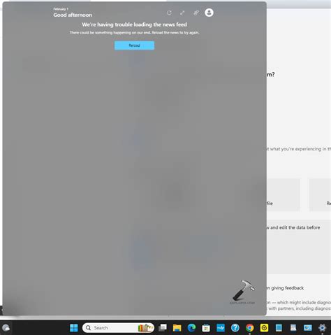 Fix Widgets Blank Or Not Loading In Windows 11