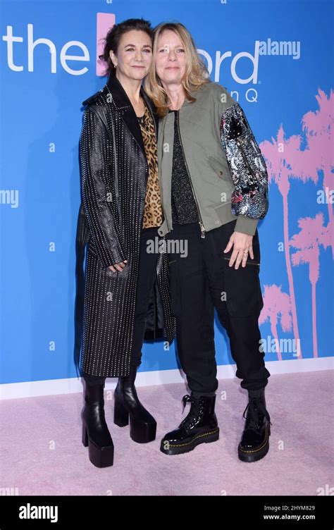 Ilene Chaiken And Louanne Brickhouse At Showtimes The L Word