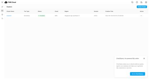 MySQL互換のNewSQLデータベースであるTiDBのフルマネージドなクラウド版TiDB Cloudを試してみた DevelopersIO