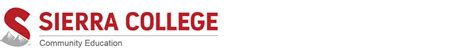 Online Courses From Sierra College Community Education