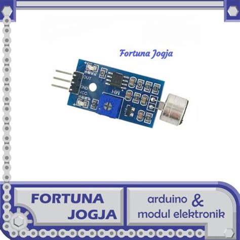 jual modul sensor suara sound detection sensor module voice sensor