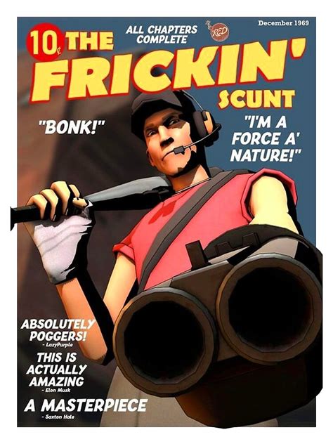 Scout Tf2 Sfm Classic Poster For Sale By Brian774 Redbubble