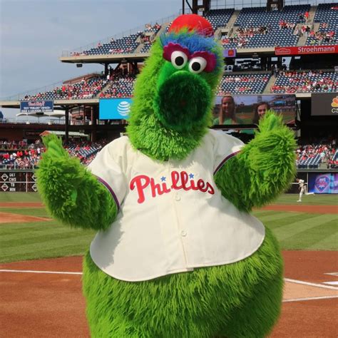 Phillie Phanatic Mascot Hall Of Fame