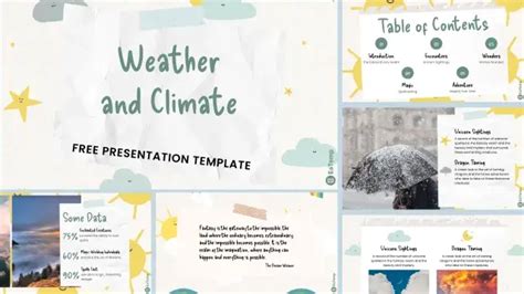 Climate Change PPT Presentation Template EaTemp
