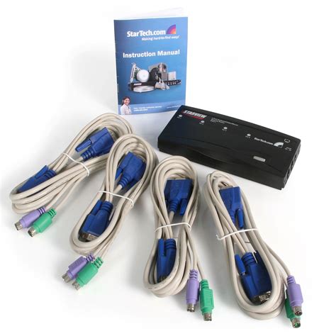 StarTech SV K Port PS StarView KVM Switch Kit With Cables Peter S Computer Solutions