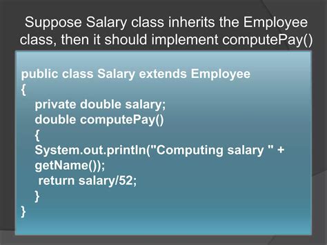Java Abstract Class And Abstract Methods Pptx