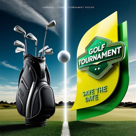 Swing Into Action Premier Golf Tournament Premium AI Generated Image