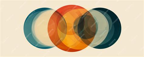 Premium Photo An Image Where Overlapping Circles Form A Venn Diagram Each Segment Labeled With