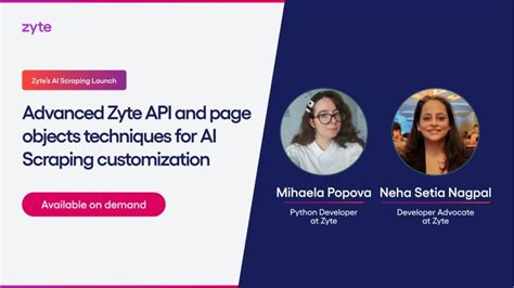zyte on linkedin advanced zyte api and page object techniques for ai