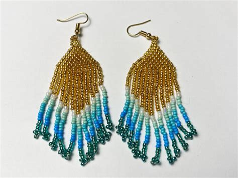 Easy Diy Beaded Hoop Earring Making Tutorial Hands That Bless