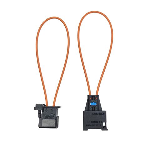 Jzk 1 Set Male And Female Automobile Fibre Optic Loop Cable Bypass Adaptor Most