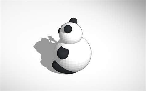 3d Design Panda Tinkercad
