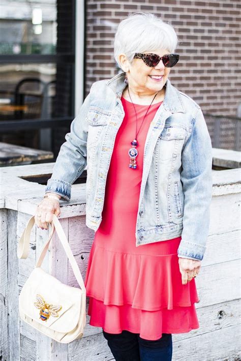 Wearing Spring Colors With Living Coral For Women Over 70 Clothes For