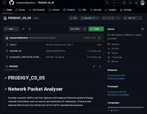 anupama rajendran on linkedin prodigyinfotech internship cybersecurity