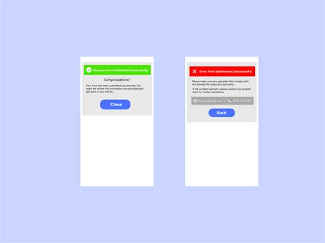 Daily Ui 011 Flash Message Error And Success By Amanda Cali On Dribbble
