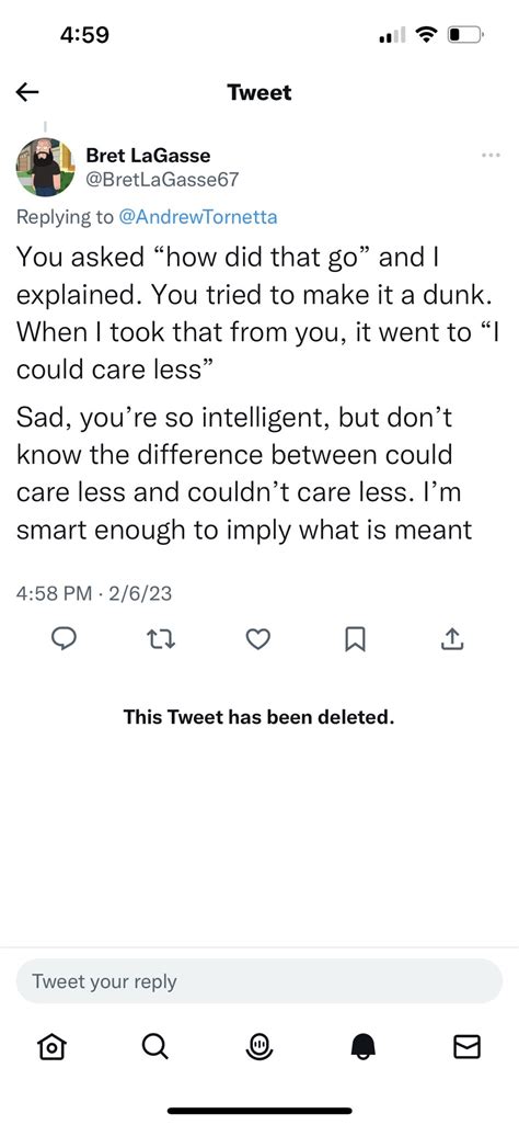 Andrew Tornetta On Twitter Bretlagasse67 Smart To Delete This One