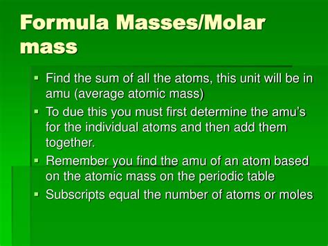Ppt Using Chemical Formulas Powerpoint Presentation Free Download