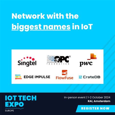 Iot Tech Expo World Series On Linkedin Iot Tech Expo Europe Technology Conference Rai
