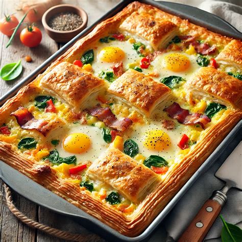 Easy Puff Pastry Breakfast Casserole Recipe