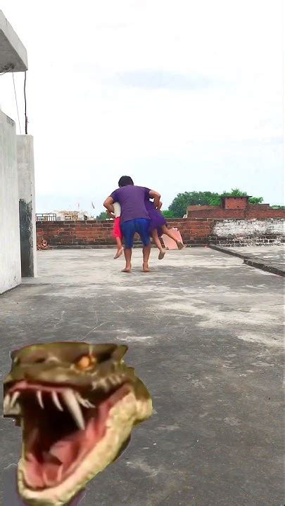 Bachaco Ko Bacha Liya Vfx Sanke Attack। Funny Shortsvideo Vfxfunny Viral Shorts Vfxshorts