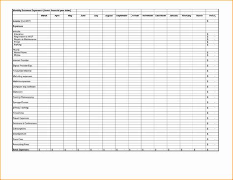 Expenditure Tracking Spreadsheet For Expenses Tracking Spreadsheet Sample Worksheets Free