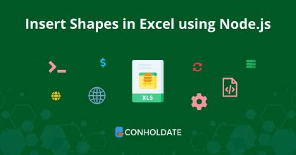 Node js kullanarak Excel e Şekiller Ekleme