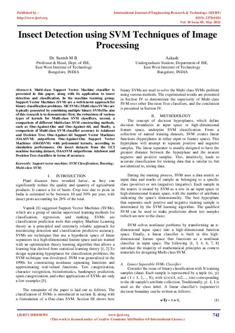 pdf ijert insect detection using svm techniques of image processing