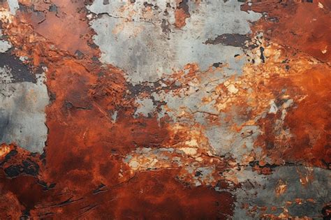 Premium AI Image Rust Texture Background