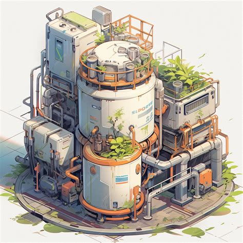 Premium Photo Isometric Rust Factory