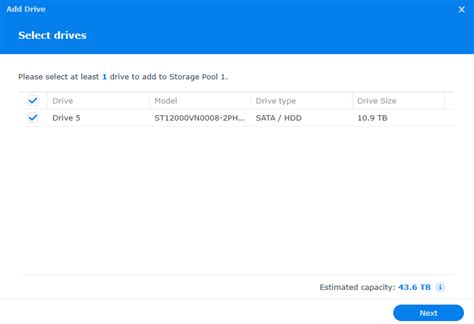 adding drives to a storage pool on a synology nas wundertech