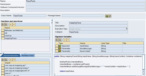 Sap And Open Source Integration Debug Trace Messages For Pi Mappings