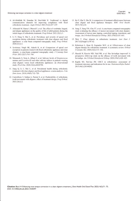 Enhancing Root Torque Correction In A Clear Aligners Treatment