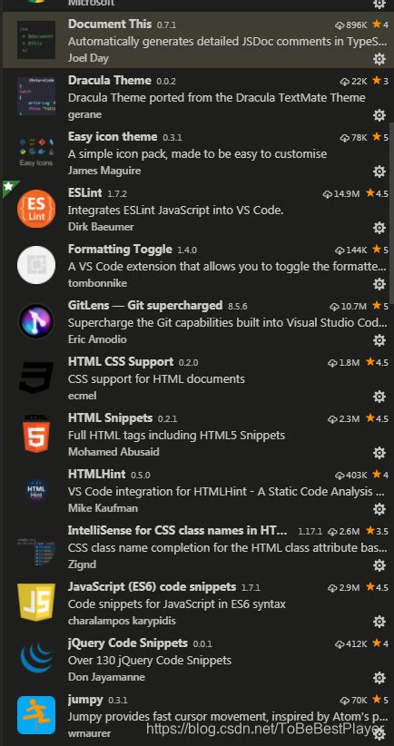 Vscode Vue 常用插件vscode Vue插件 Csdn博客