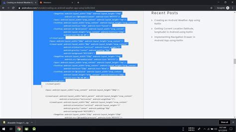 Creating An Android Weather App Using Kotlin Youtube