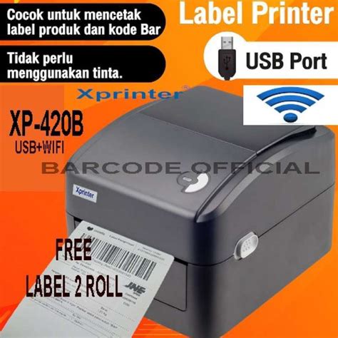 Promo Barcode Printer Thermal Xprinter Xp-420b 110mm Usb+wifi Diskon 33 ...