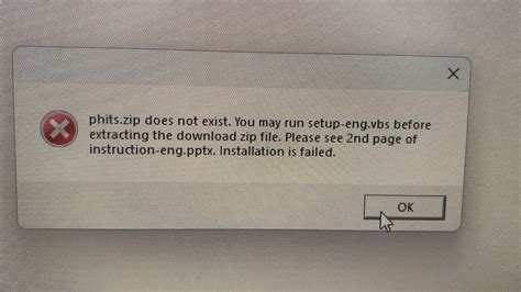 Phits Install Error Questions Phits Forum
