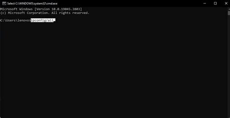 Ipconfig All Command In Windows Command Prompt Guide