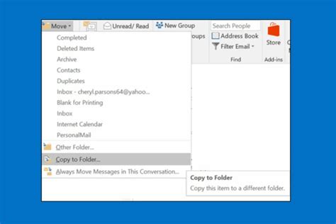 Outlook Not Moving Emails To Folder How To Fix
