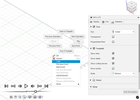 Solved How To Set Toolpath Simulation To Run Only Once Autodesk