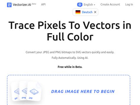 Vectorizer Ai Vectorización Ai Totalmente Automática Convierte Píxeles
