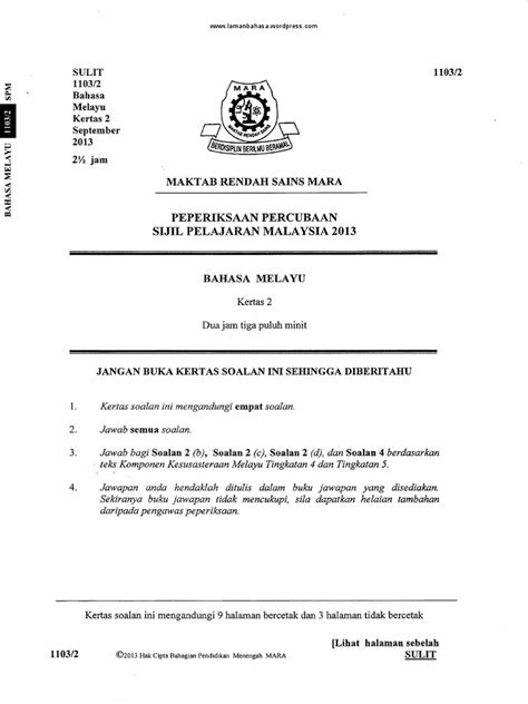 Pdf Bm Kertas 2 Mrsm Dokumen Tips