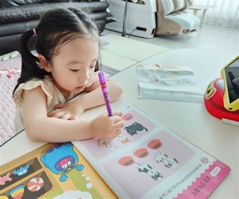 4세학습지 슈퍼브이 유아학습지 선택한 이유 네이버 블로그